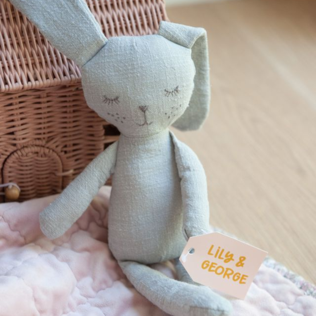Grey the Bunny Toy – Little Annie Printshop